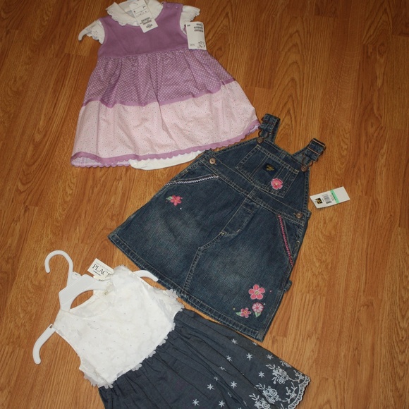 The Children's Place | Dresses | Toddler 3 Dress Bundle 824 Months New ...